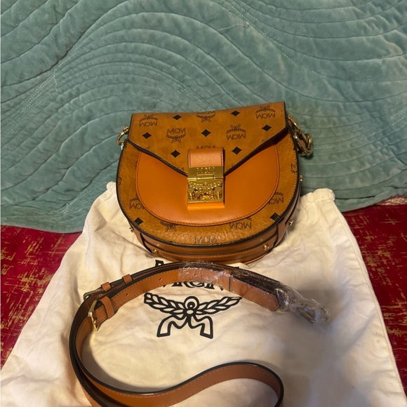MCM | Bags | Authentic Mcm Round Bag | Poshmark